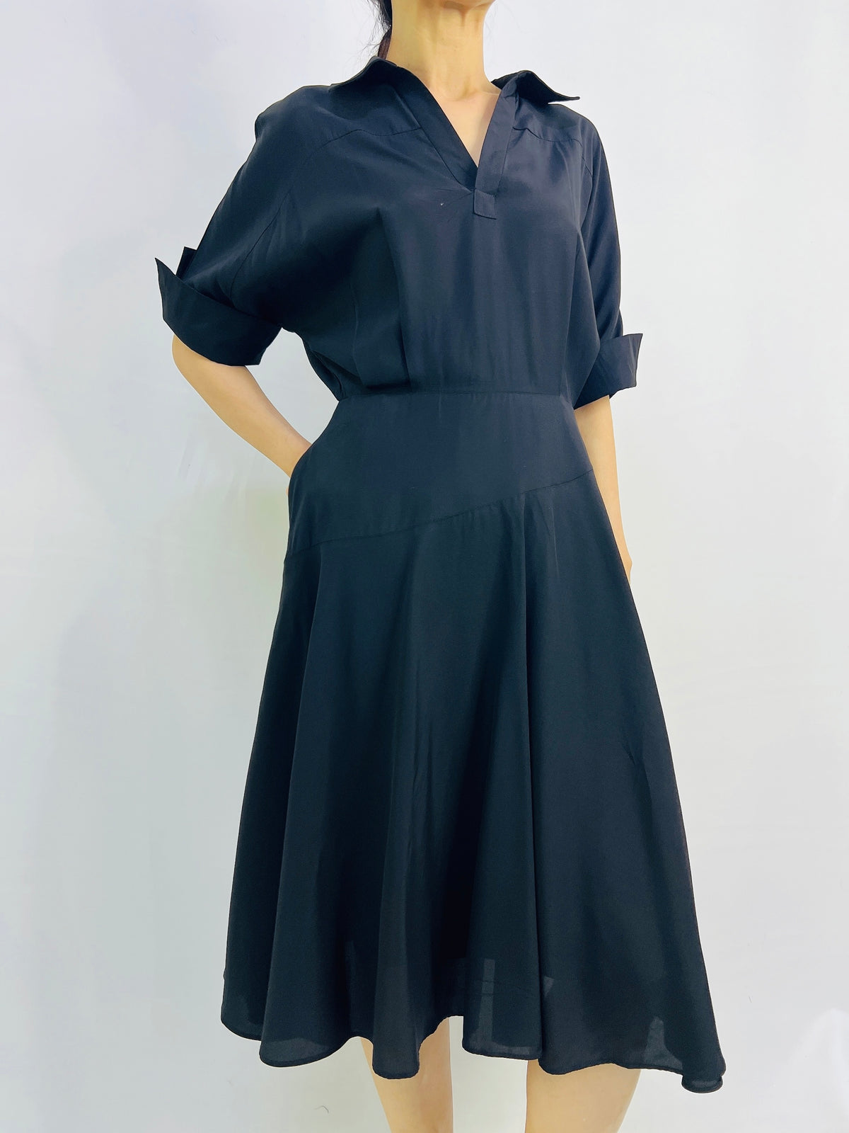 Noel Shirtdress in Black – LVER INTERNATIONAL