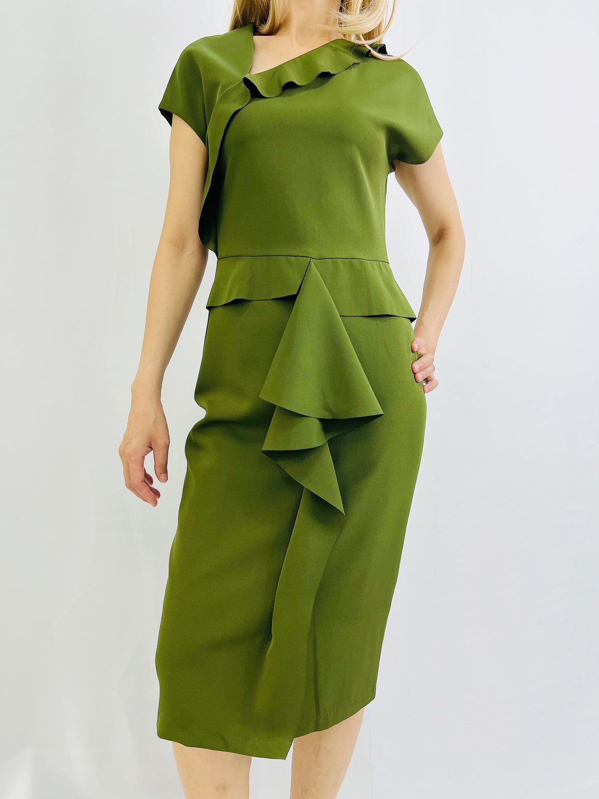 Fanny Dress in Olive – LVER INTERNATIONAL